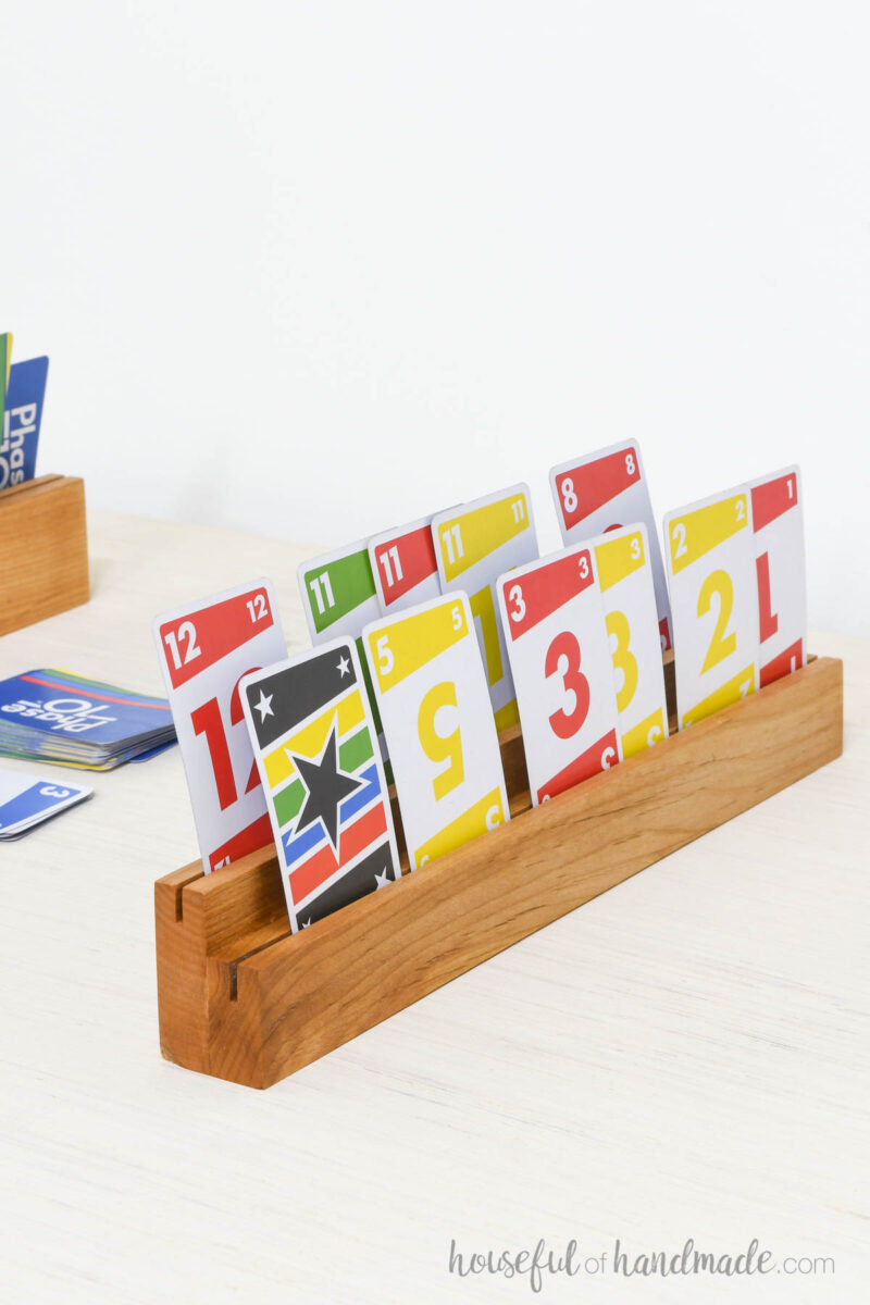 Easy Wood Playing Card Holders - Houseful of Handmade