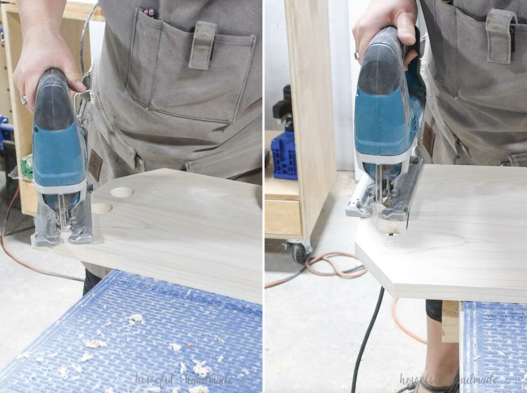 Simple Wood Craft Cart Plans - Houseful of Handmade
