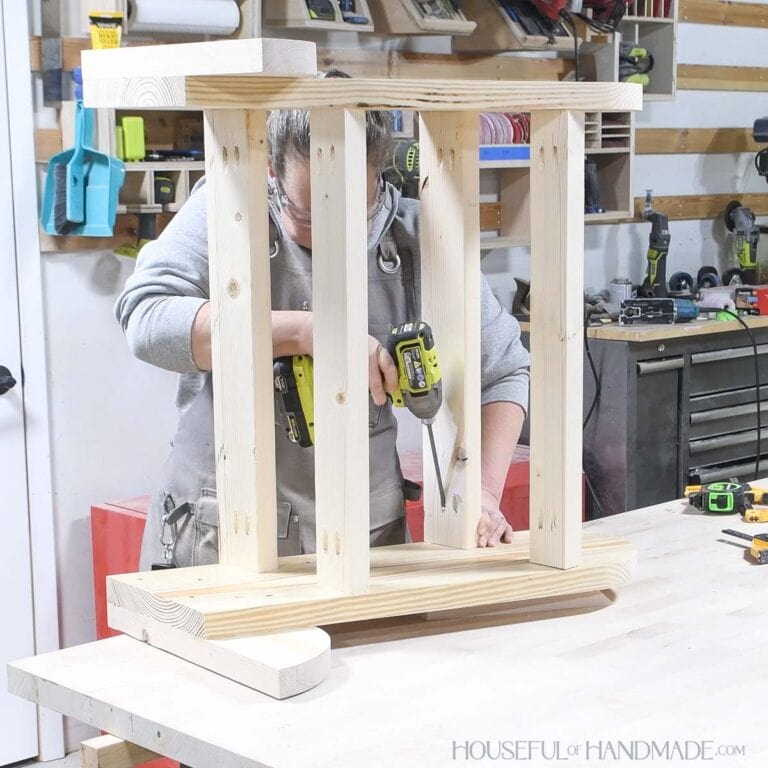 Simple Wood Weight Rack Plans - Houseful of Handmade