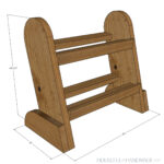 Simple Wood Weight Rack Plans - Houseful of Handmade