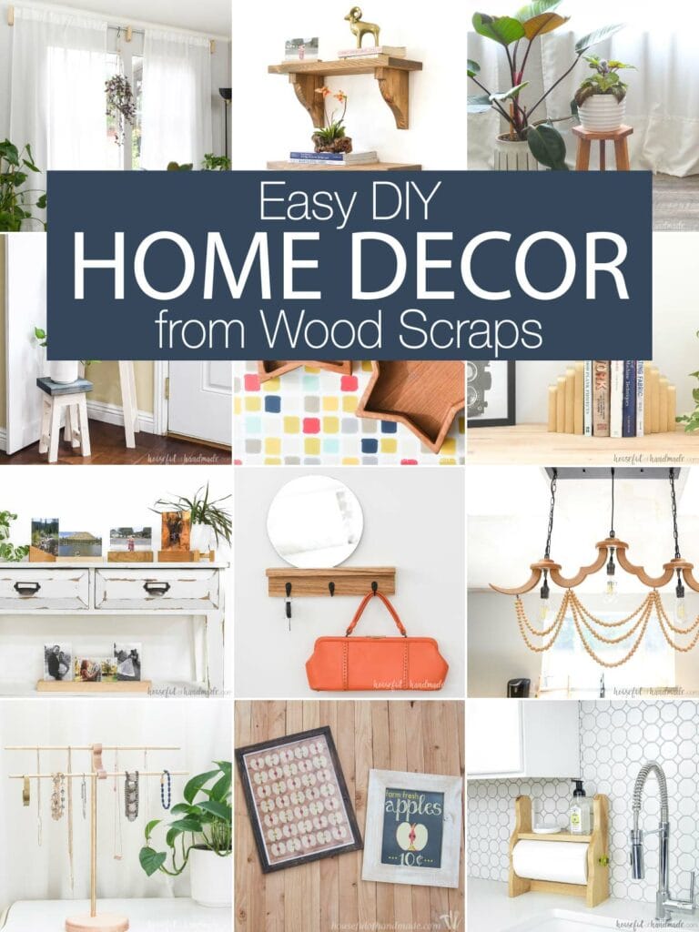 Easy DIY Home Decor from Wood Scraps - Houseful of Handmade
