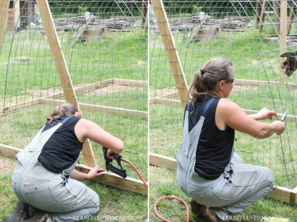 DIY Large Chicken Tractor that's Easy to Move - Houseful of Handmade