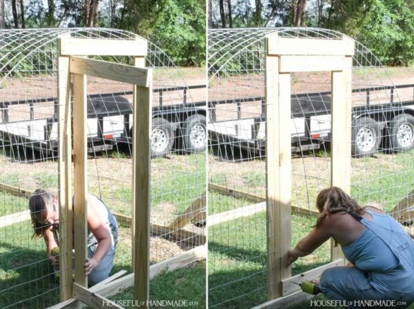 DIY Large Chicken Tractor that's Easy to Move - Houseful of Handmade