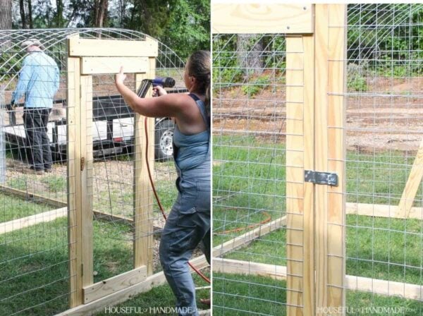 DIY Large Chicken Tractor that's Easy to Move - Houseful of Handmade