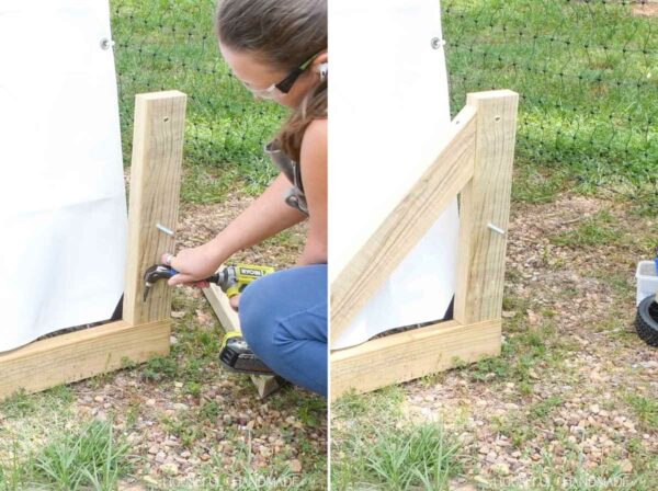 DIY Large Chicken Tractor that's Easy to Move - Houseful of Handmade