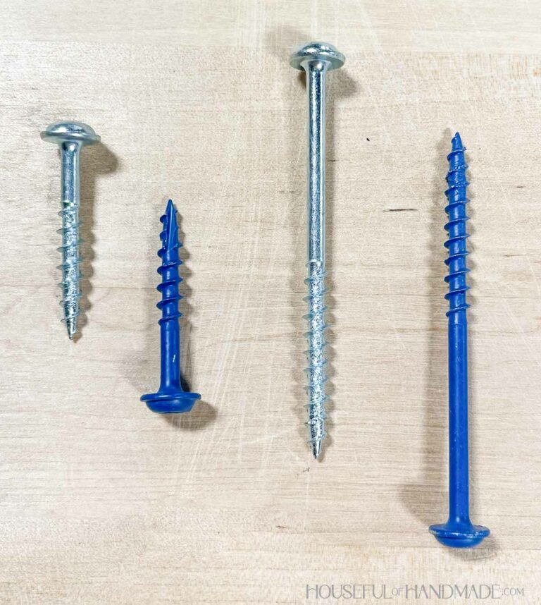 Complete Guide to Choosing Pocket Hole Screws - Houseful of Handmade